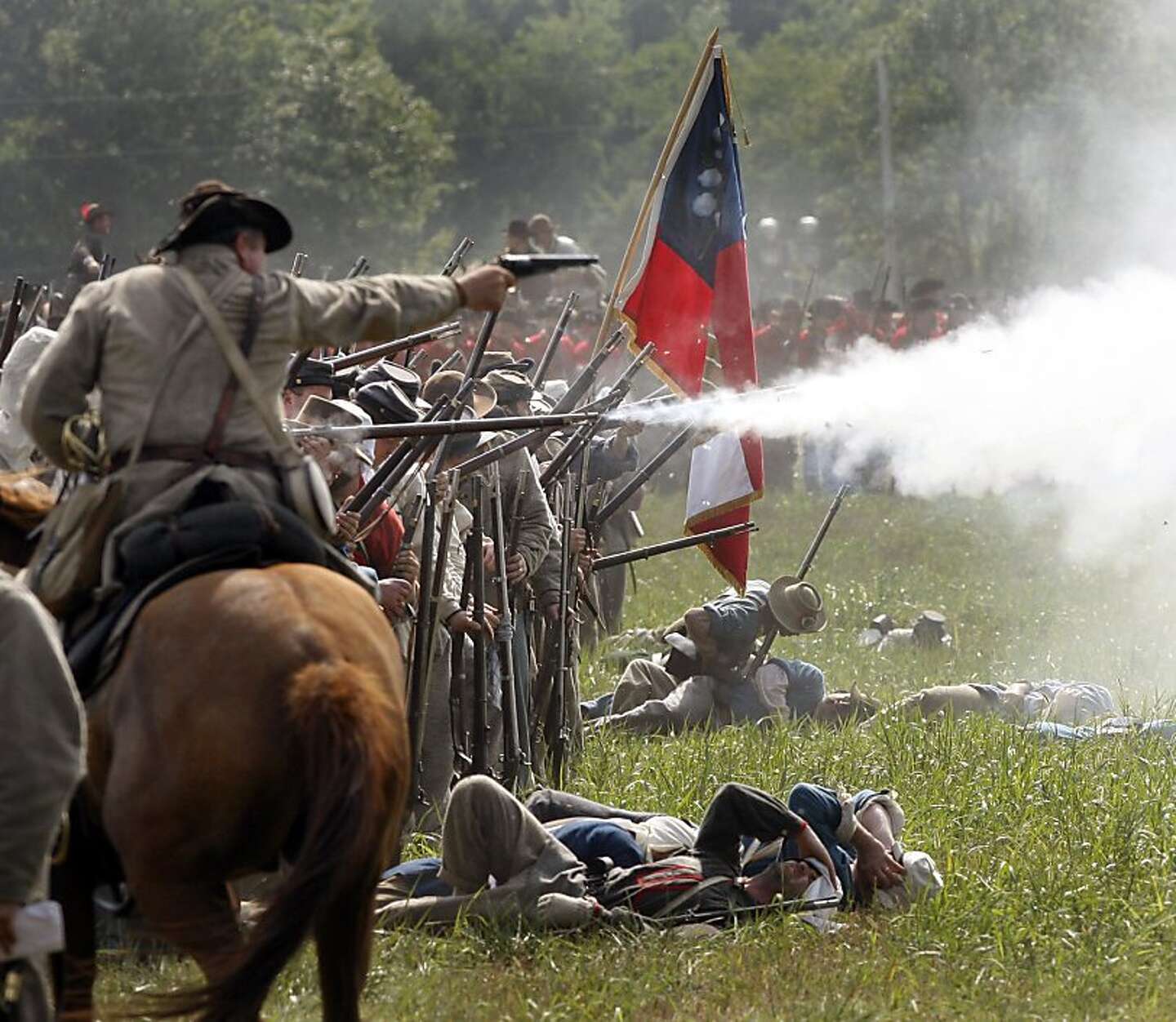 Highlights from the First Battle of Bull Run reenactment