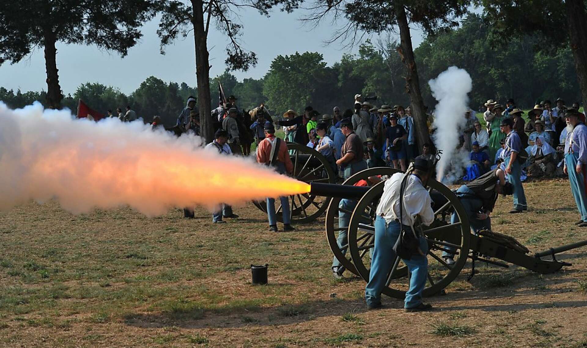 Highlights from the First Battle of Bull Run reenactment