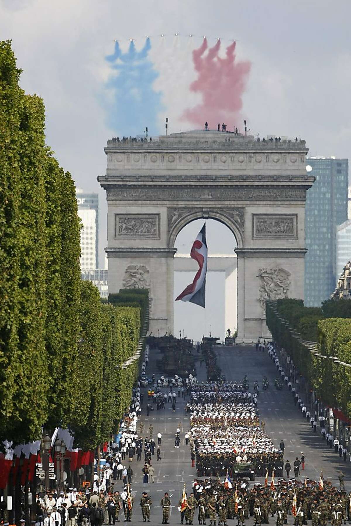 France marks Bastille Day with military parade