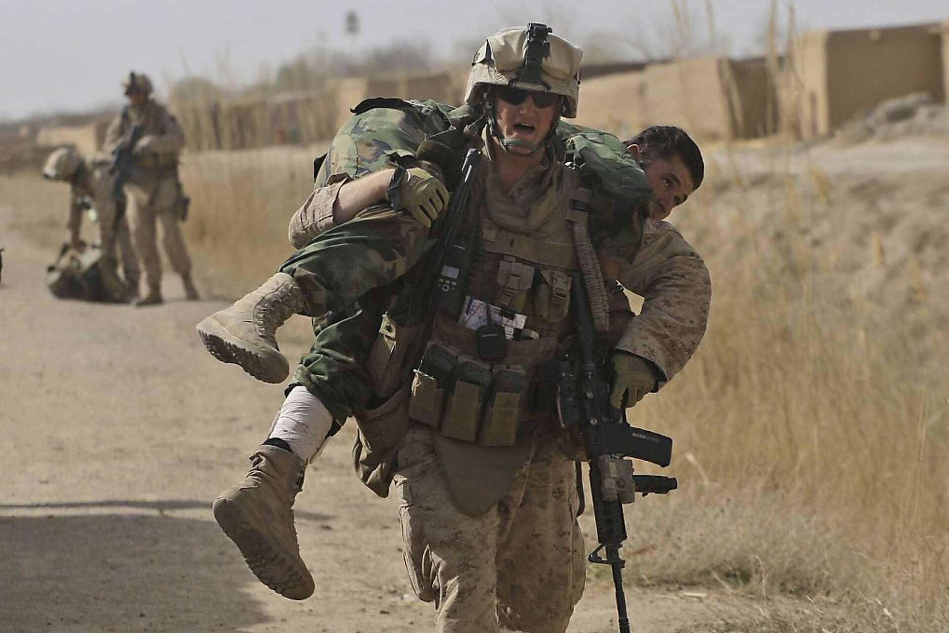 Marines in Marjah in fierce fight with Taliban