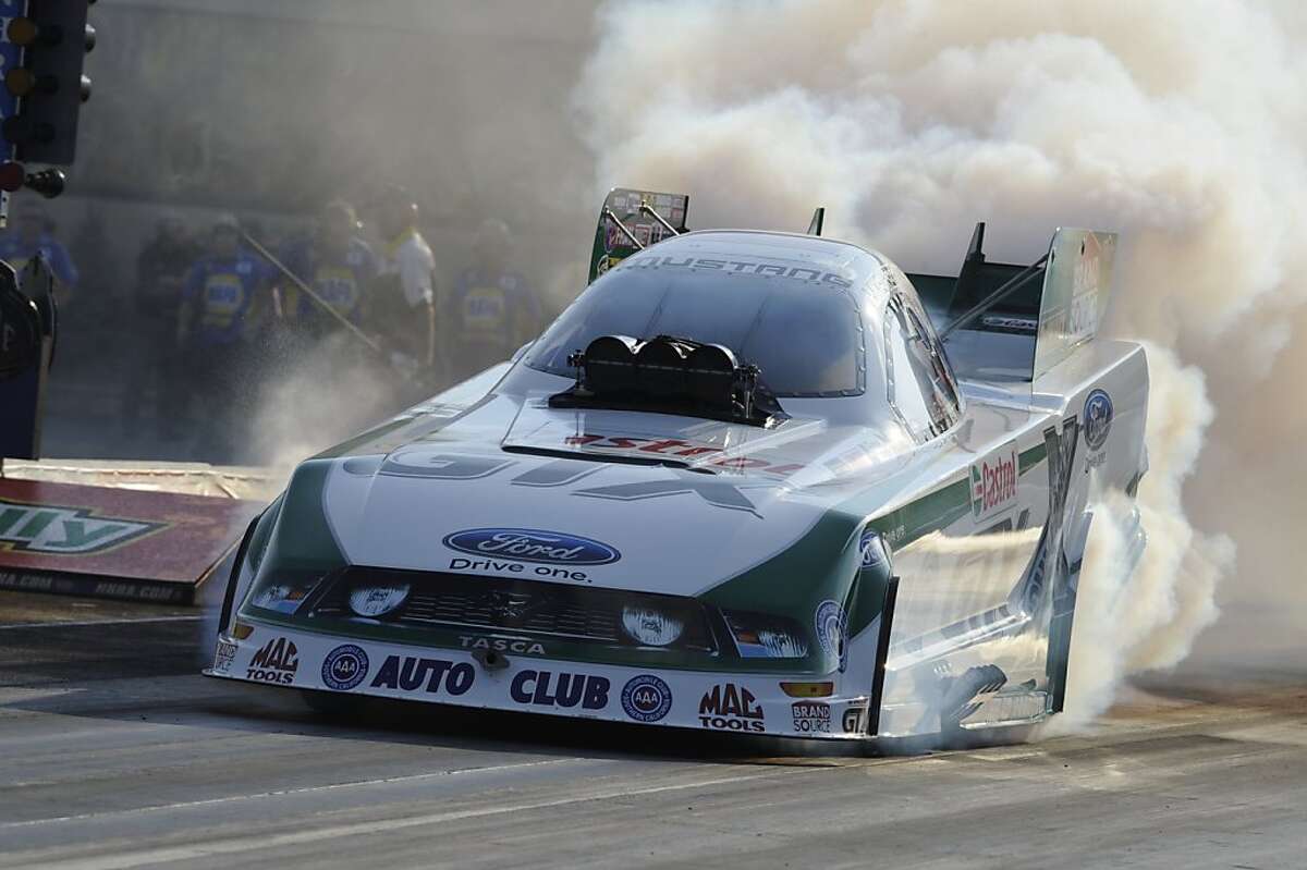 Mike Neff is a funny car star, inside and out