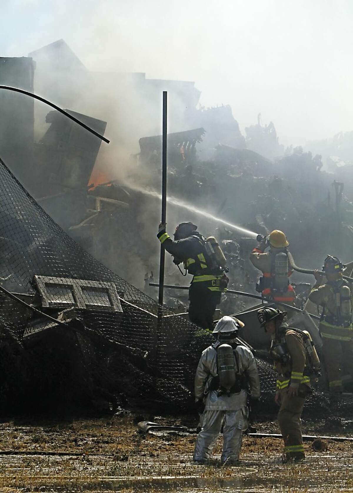 6-alarm fire at Fairfield plastic company