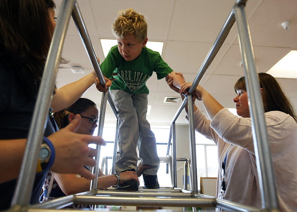 Camp Bennett gives child stroke survivors a boost