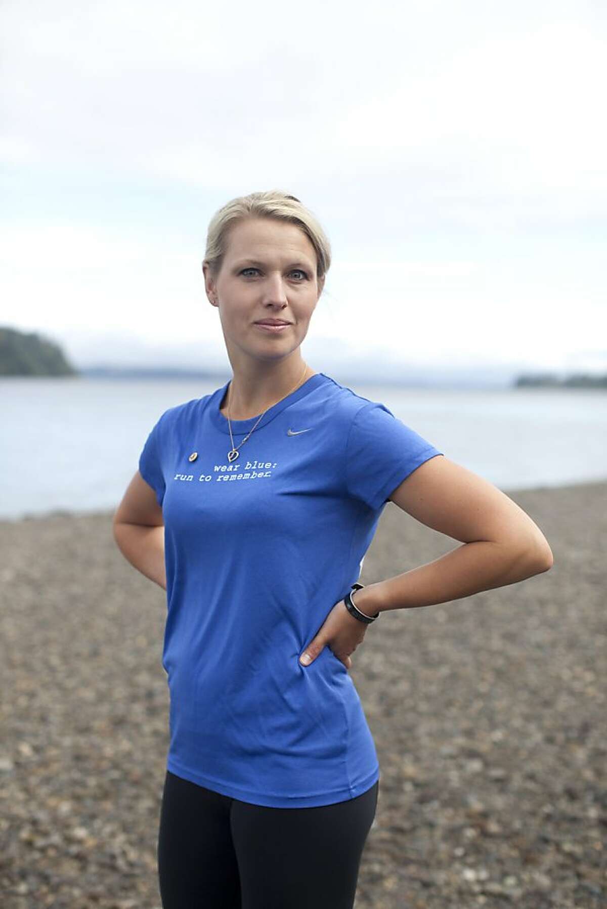 War widow Lisa Hallett runs to honor husband