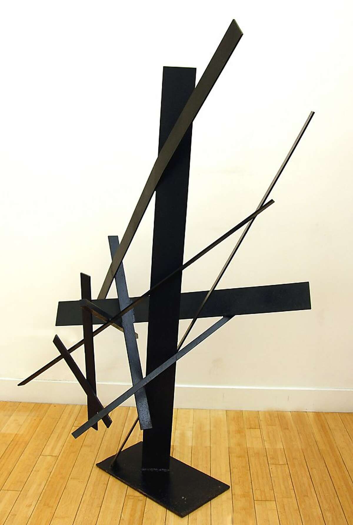 Brian Wall's early sculptures make steel float