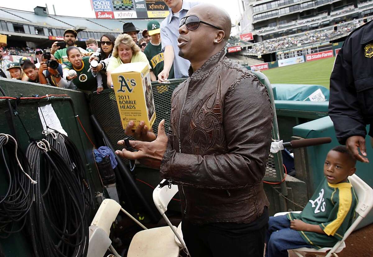 MC Hammer praises old A's boss, Charles Finley