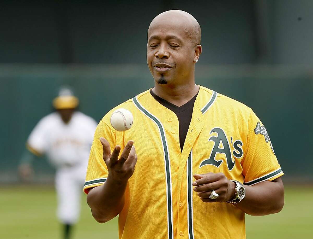 MC Hammer visit thrills Oakland A's fans
