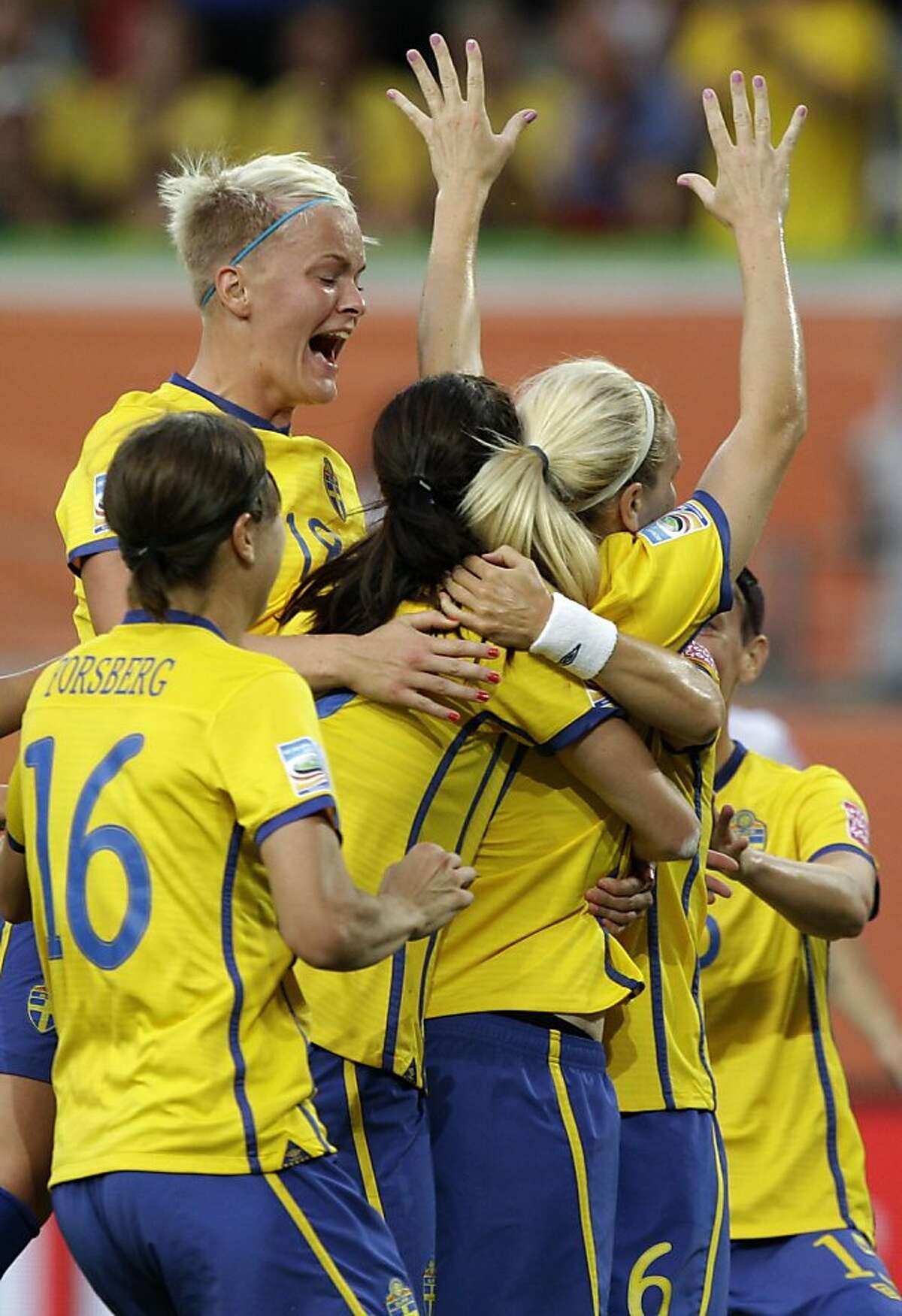 Sweden downs U.S. 2-1 at Women's World Cup