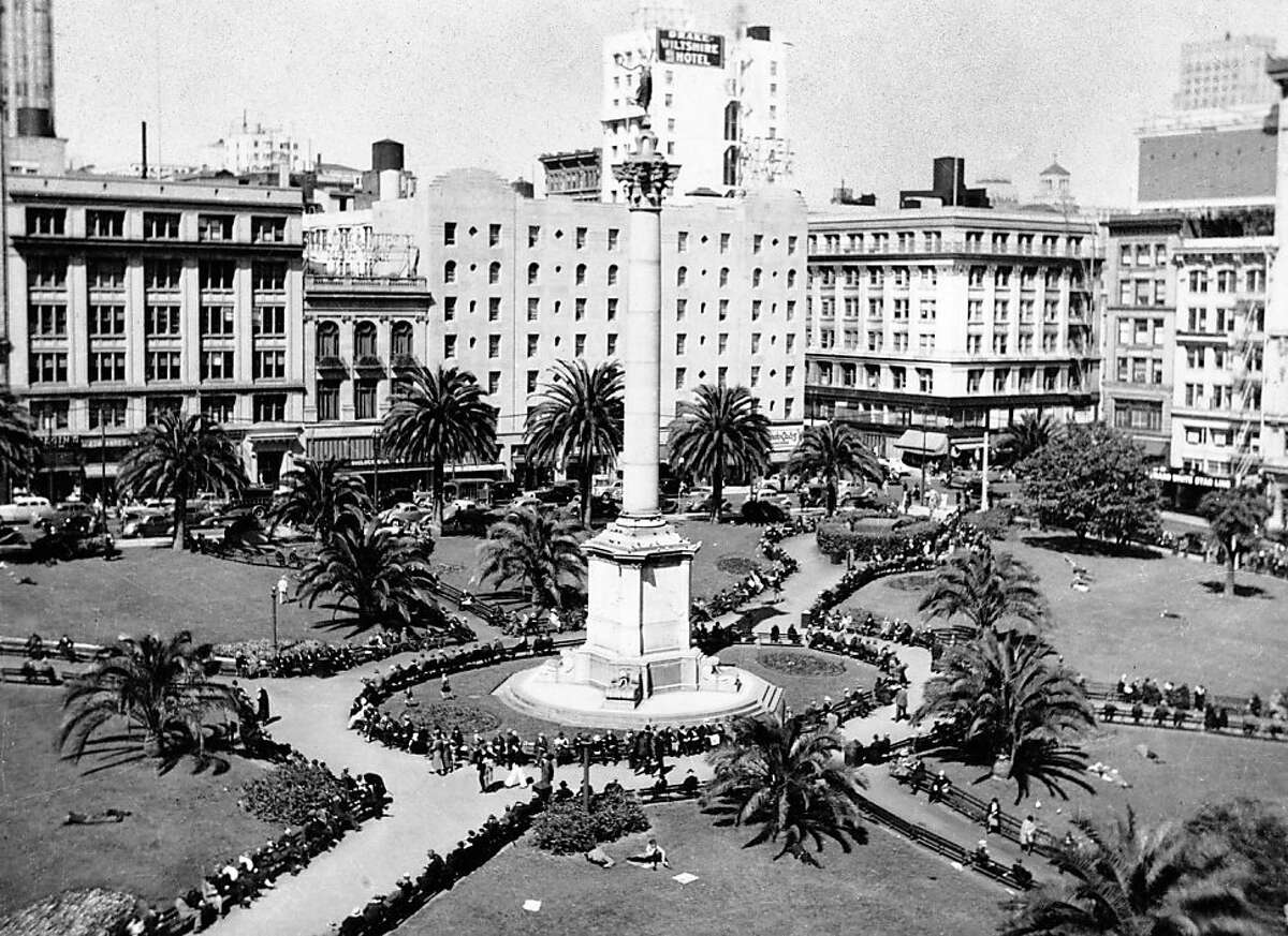 A century of Union Square photos (with bonus mime action!)