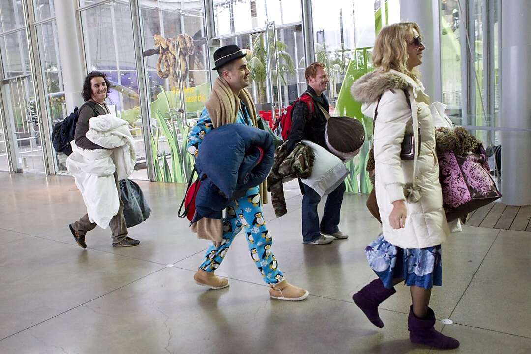 Academy of Sciences' adult sleepover a wild night