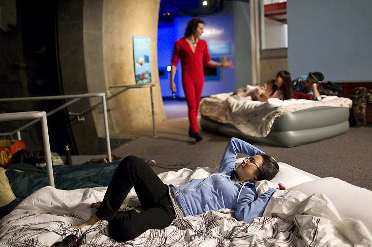 Academy of Sciences' adult sleepover a wild night