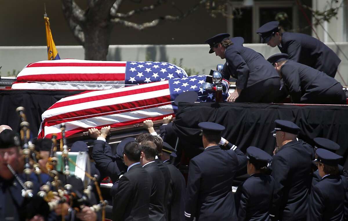 Thousands say goodbye to fallen S.F. firefighters