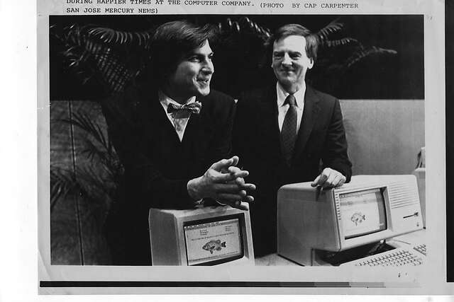 Steve Jobs and Steve Wozniak through the years