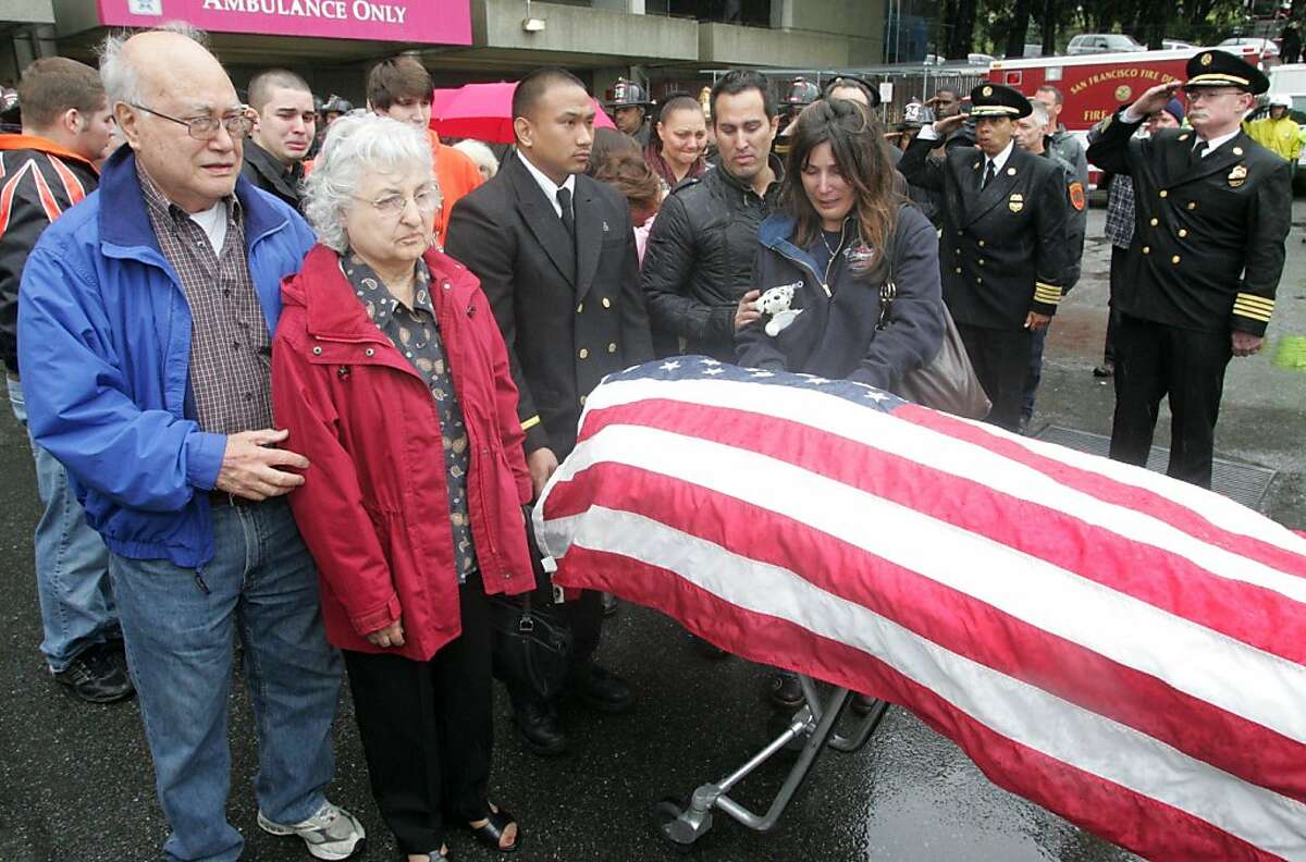San Francisco firefighters mourn one of their own