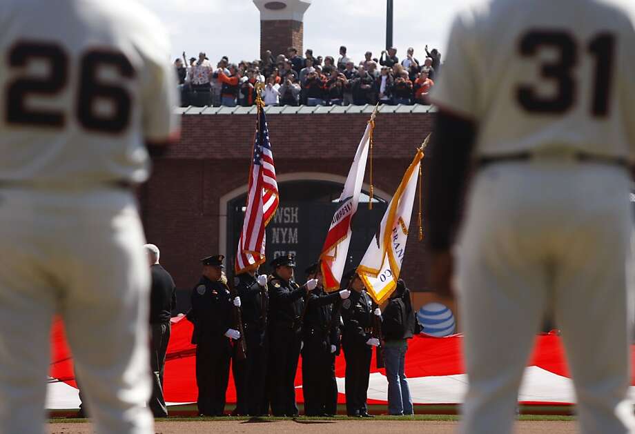 SF Giants' victorious in celebratory home opener - SFGate