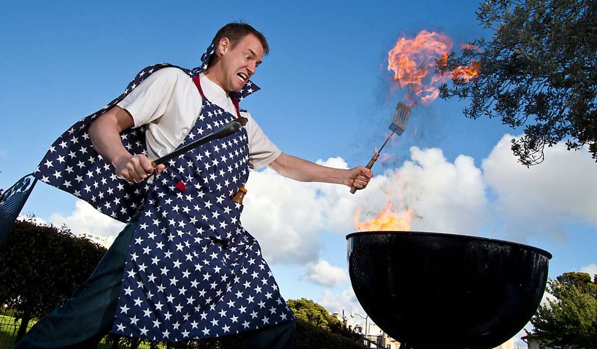 Caperon: half cape, half apron