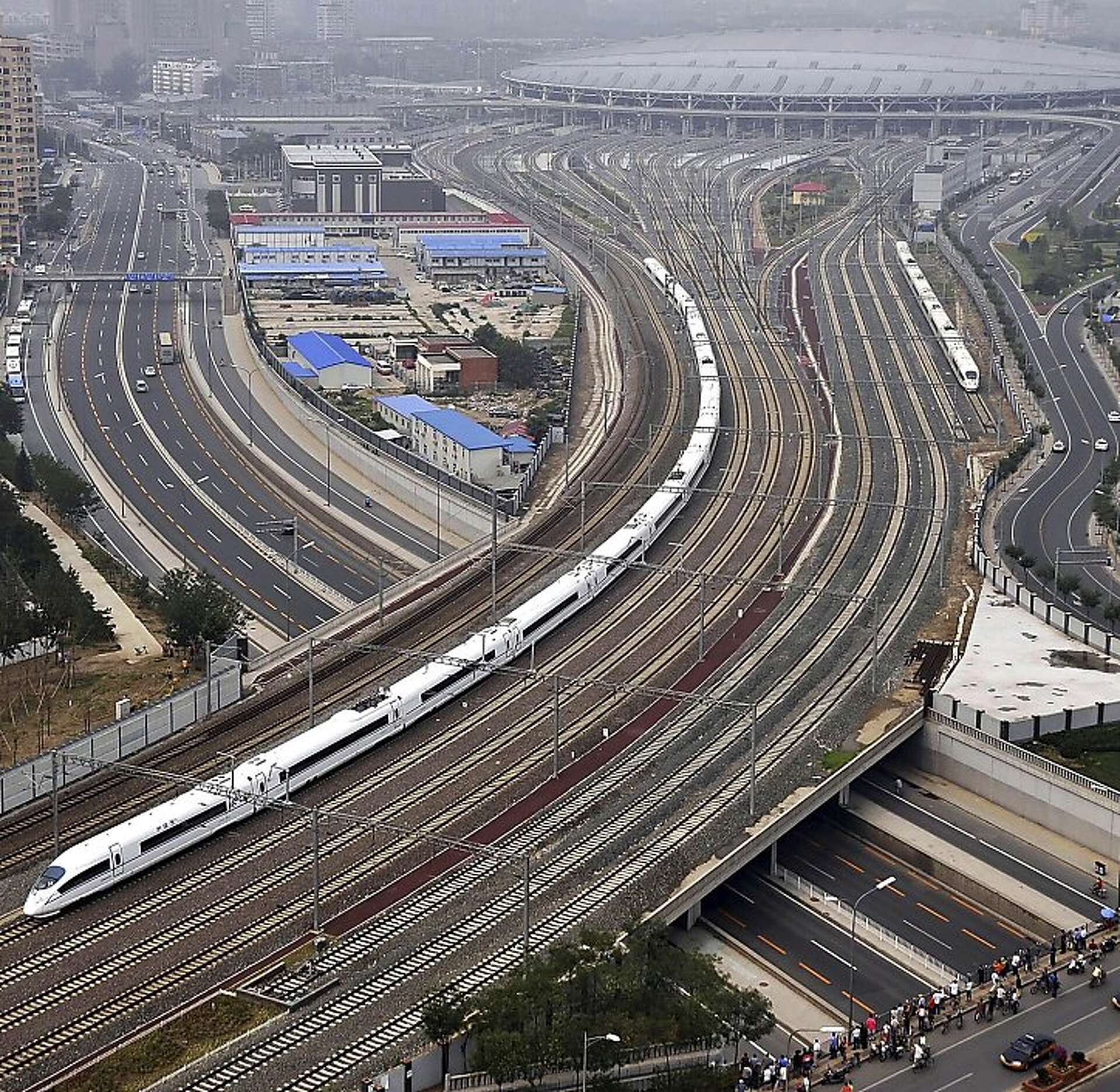 China reveals bullet train that travels at 200 mph