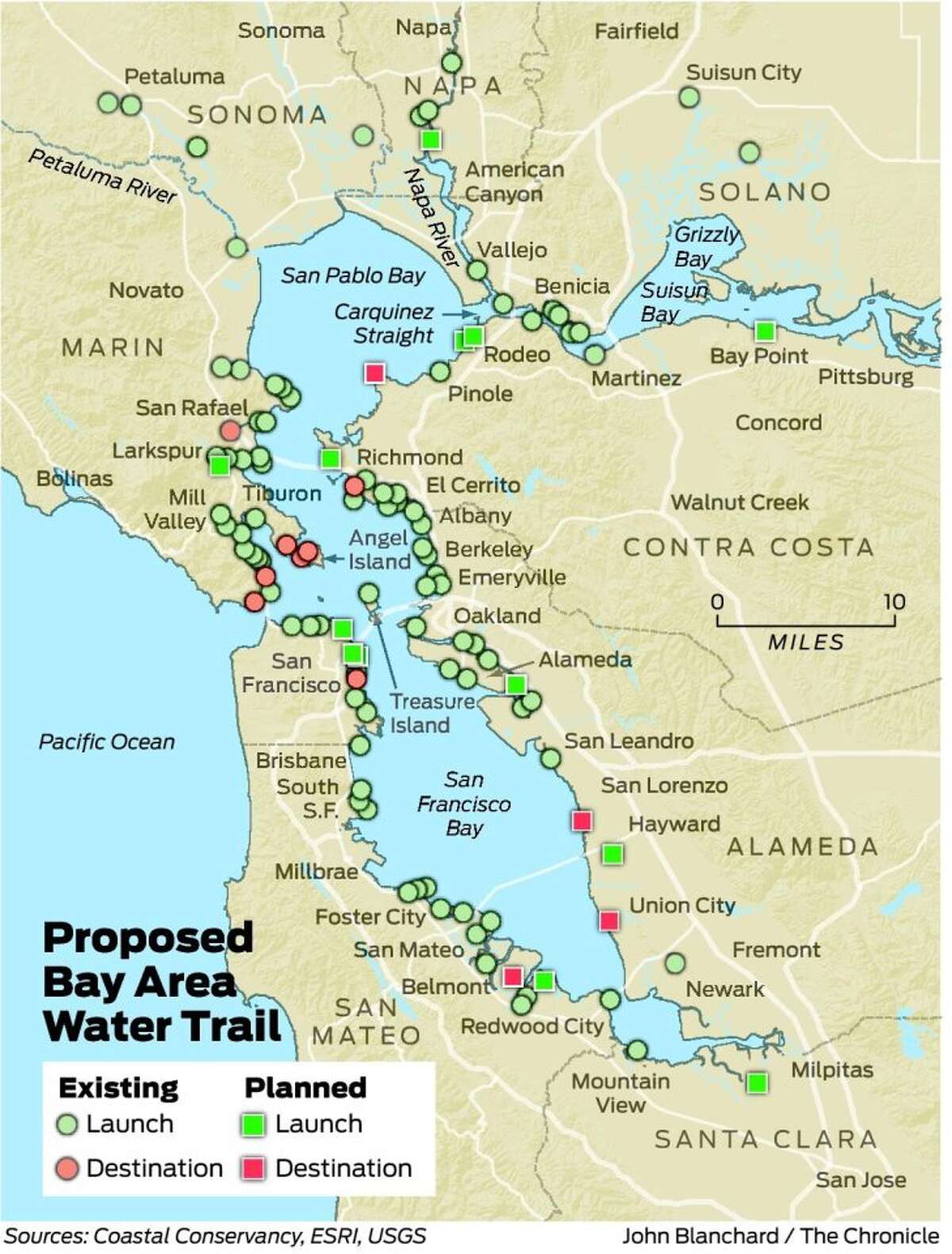 Water Trail to circle S.F. Bay in the works