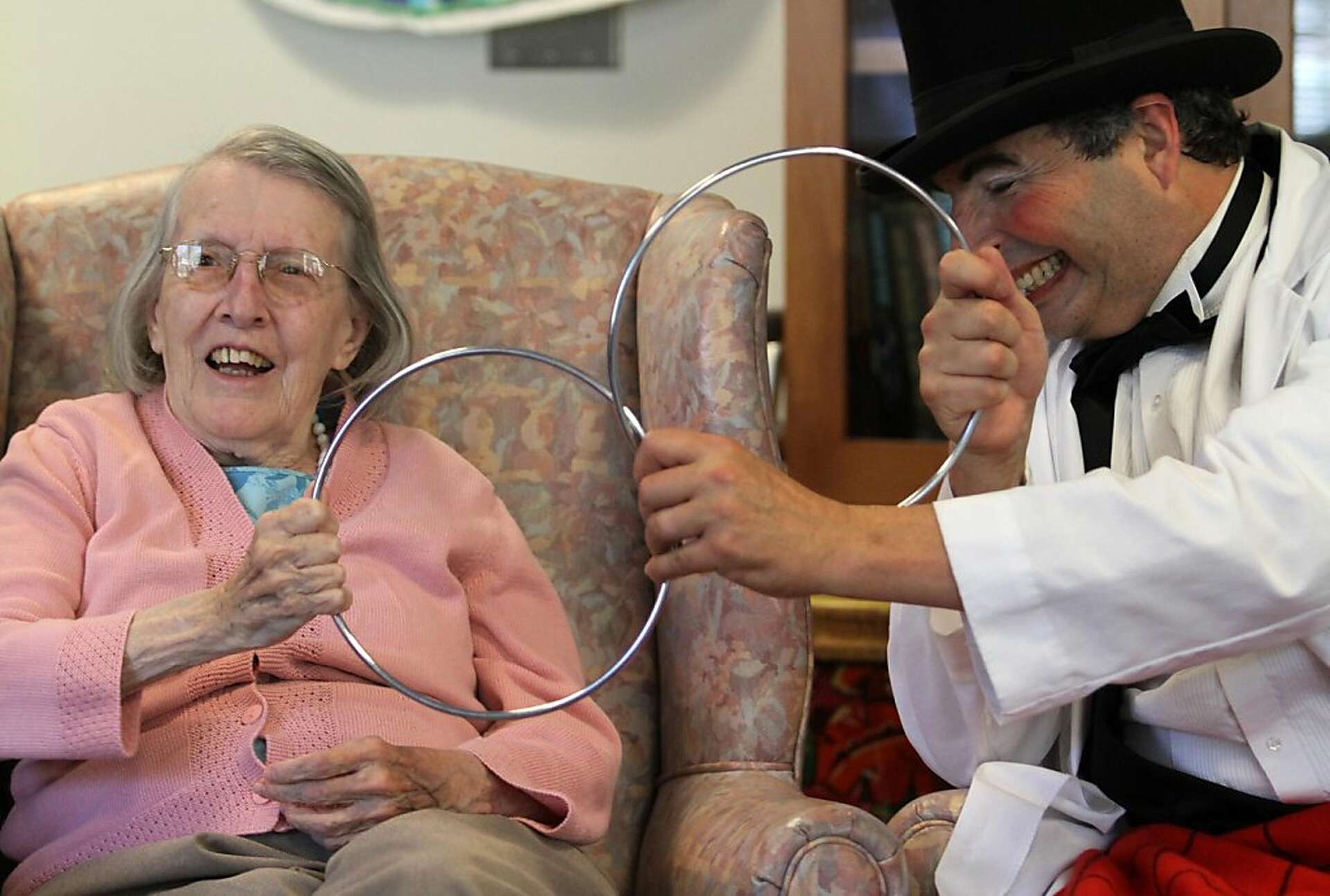 Clown sees serious benefits to therapeutic work