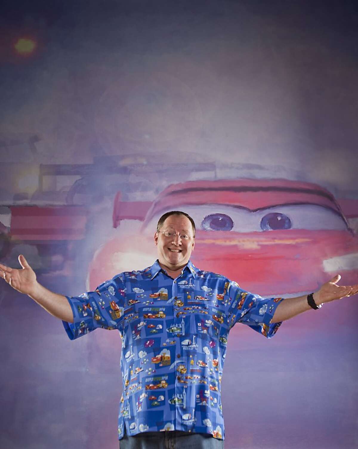 John Lasseter fuels up for 'Cars 2'