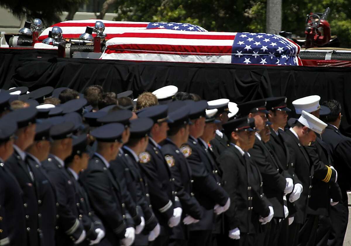 Thousands say goodbye to fallen S.F. firefighters