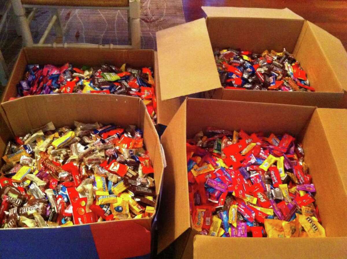 Sweet: Community collects half-ton of candy for troops