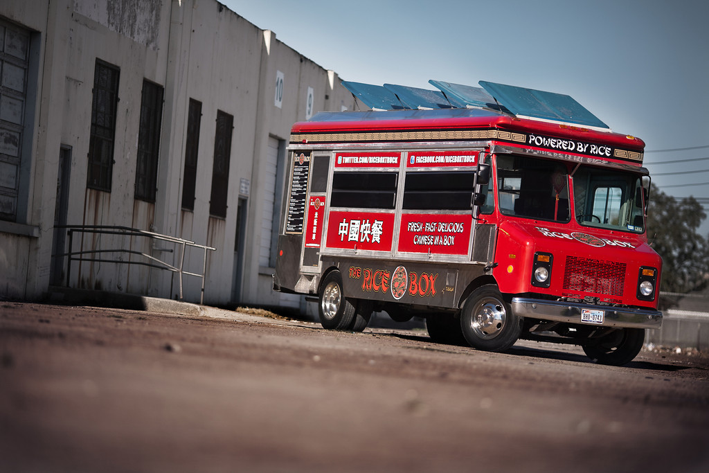 The Rice Box truck's futuristic feel adds to appeal