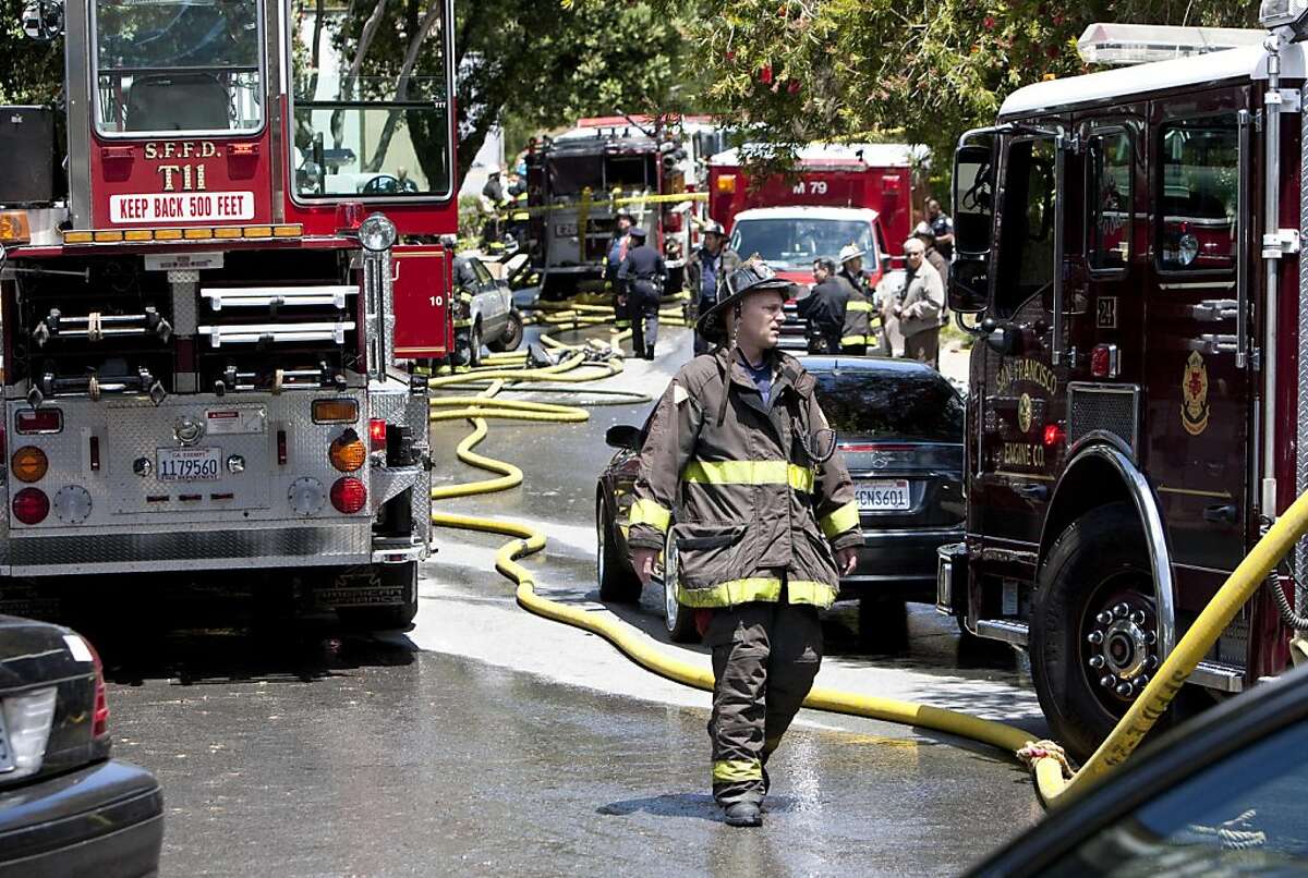 S.F. firefighter dies, 2nd fighting for life
