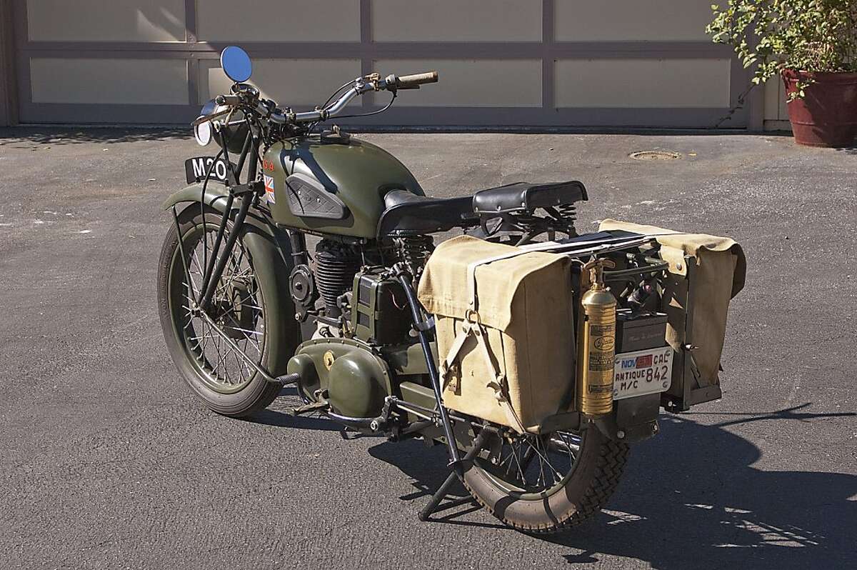 1940 BSA M20 military motorcycle