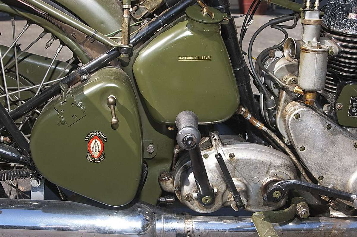 1940 BSA M20 military motorcycle