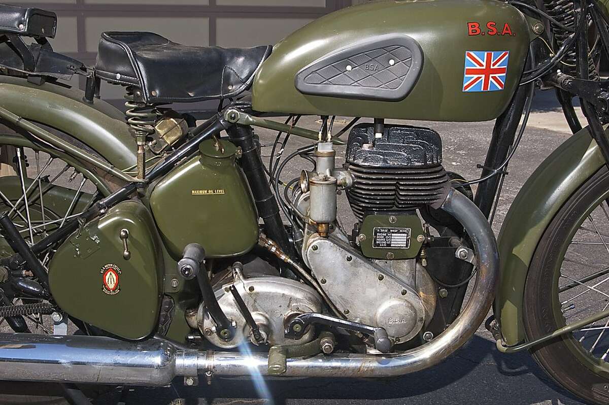 1940 BSA M20 military motorcycle