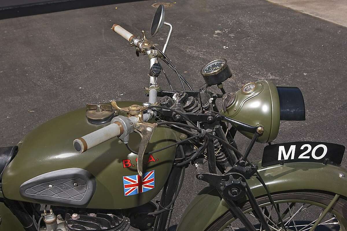1940 BSA M20 military motorcycle