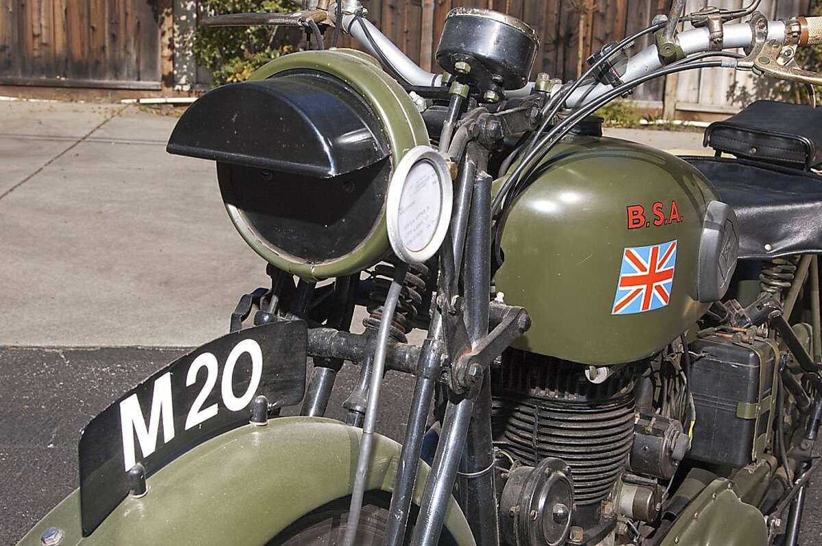 1940 BSA M20 military motorcycle