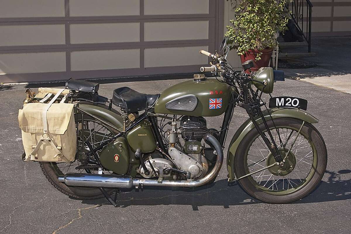 1940 BSA M20 military motorcycle