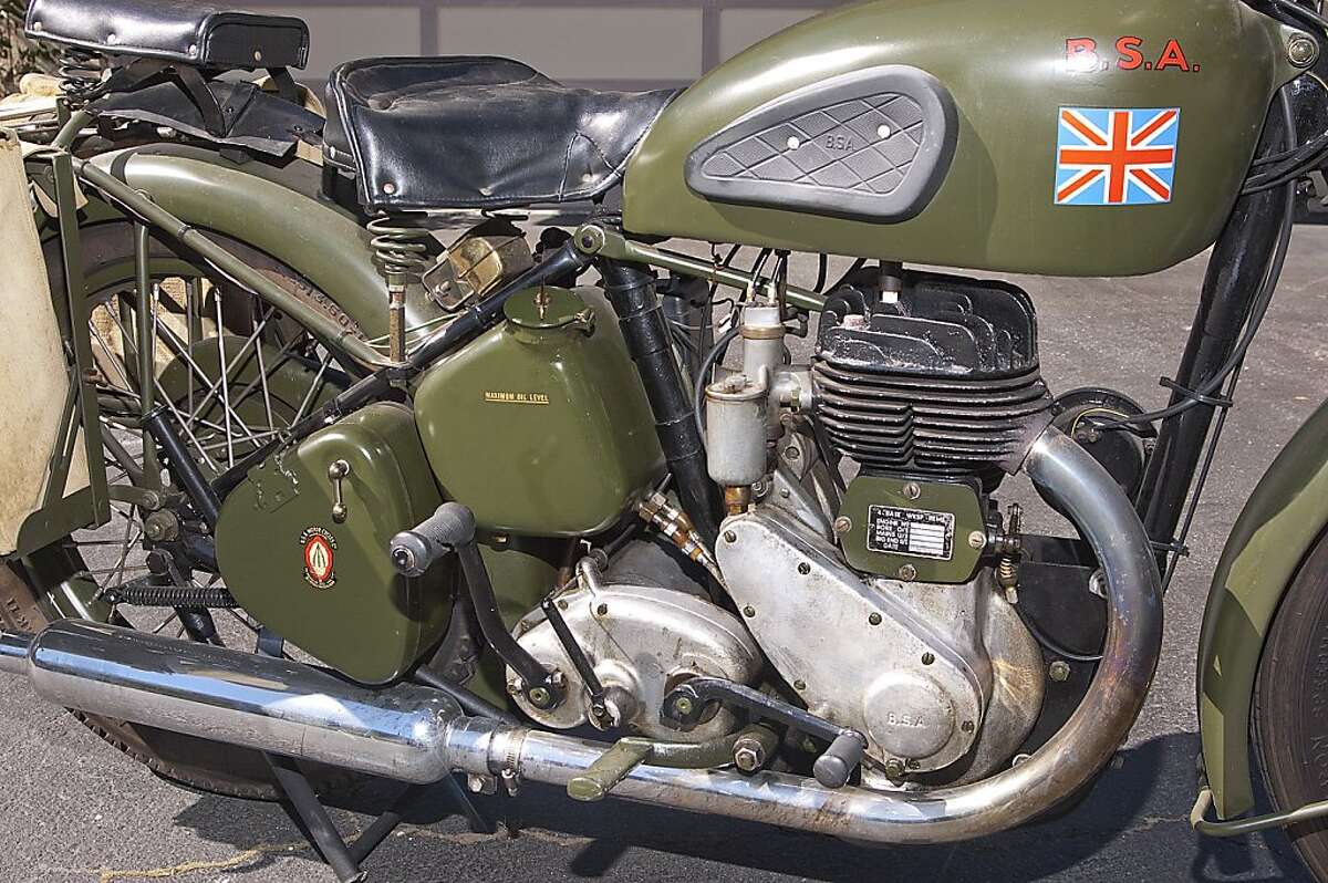 1940 BSA M20 military motorcycle