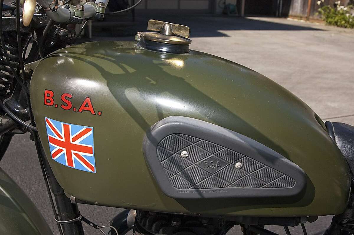 1940 BSA M20 military motorcycle