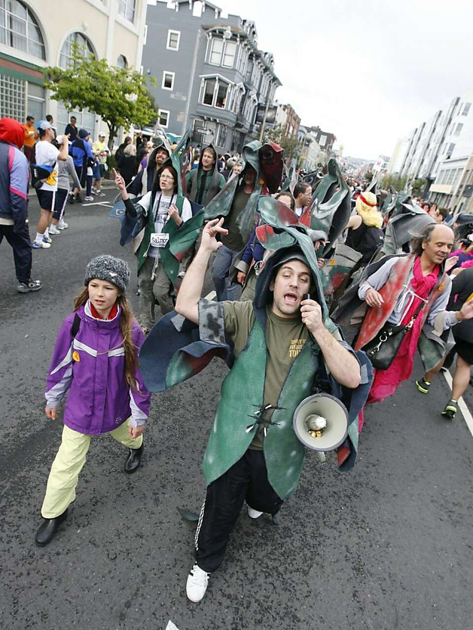 The salmon run is SF's weirdest Bay to Breakers tradition