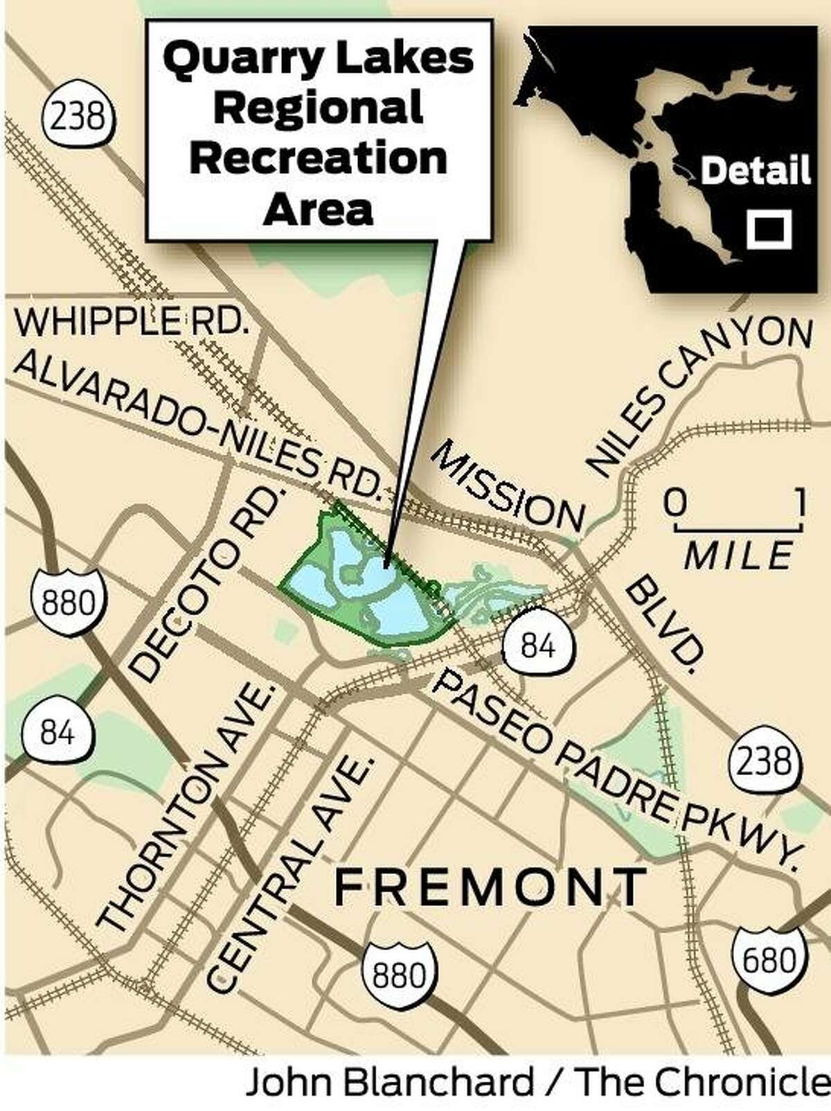 Quarry Lakes Regional Recreation Area, Fremont: