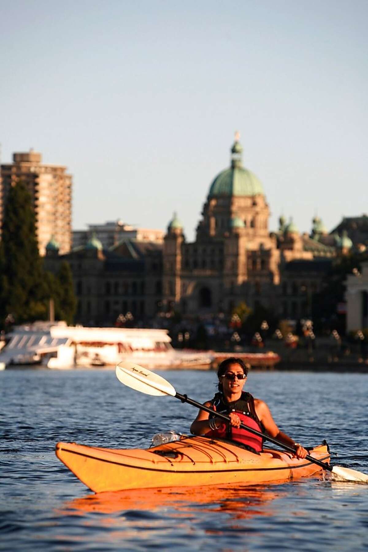 Paddling through Victoria