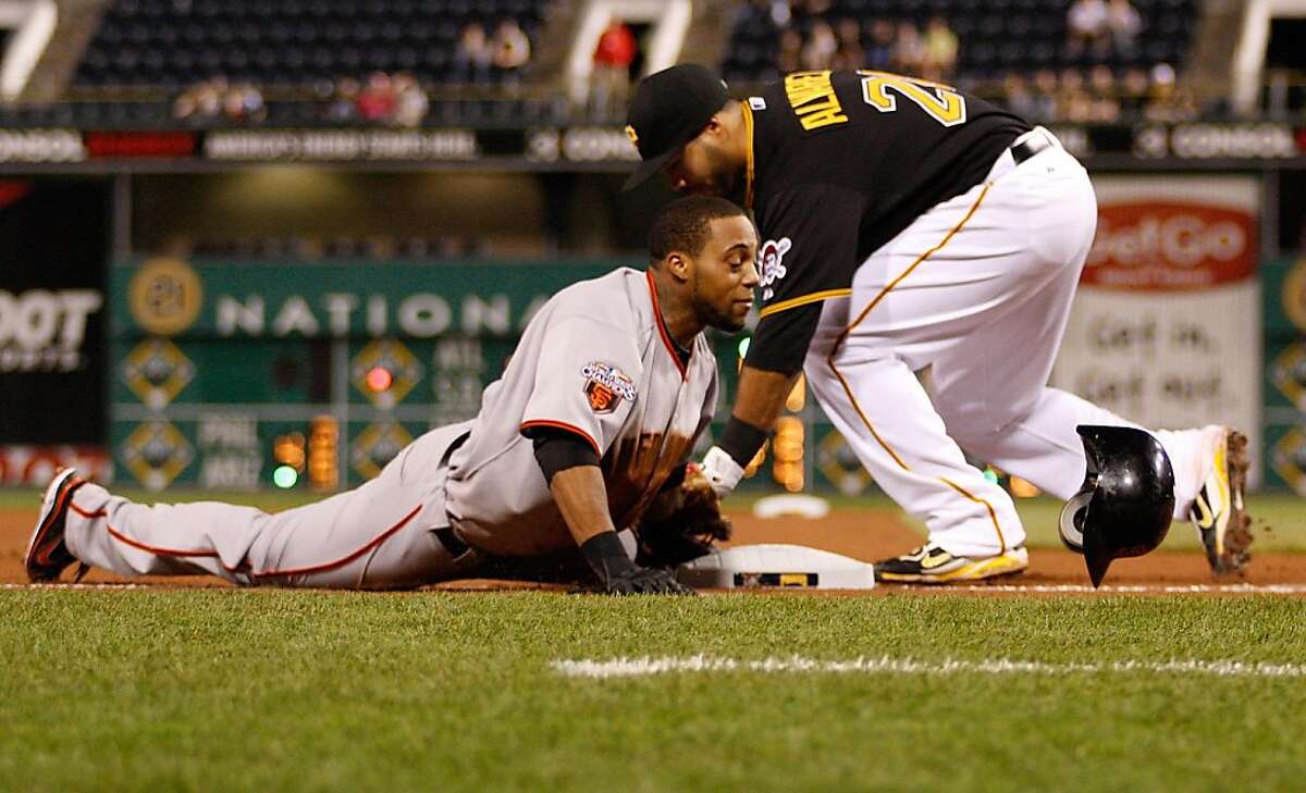 SF Giants' Darren Ford steals win in Pittsburgh