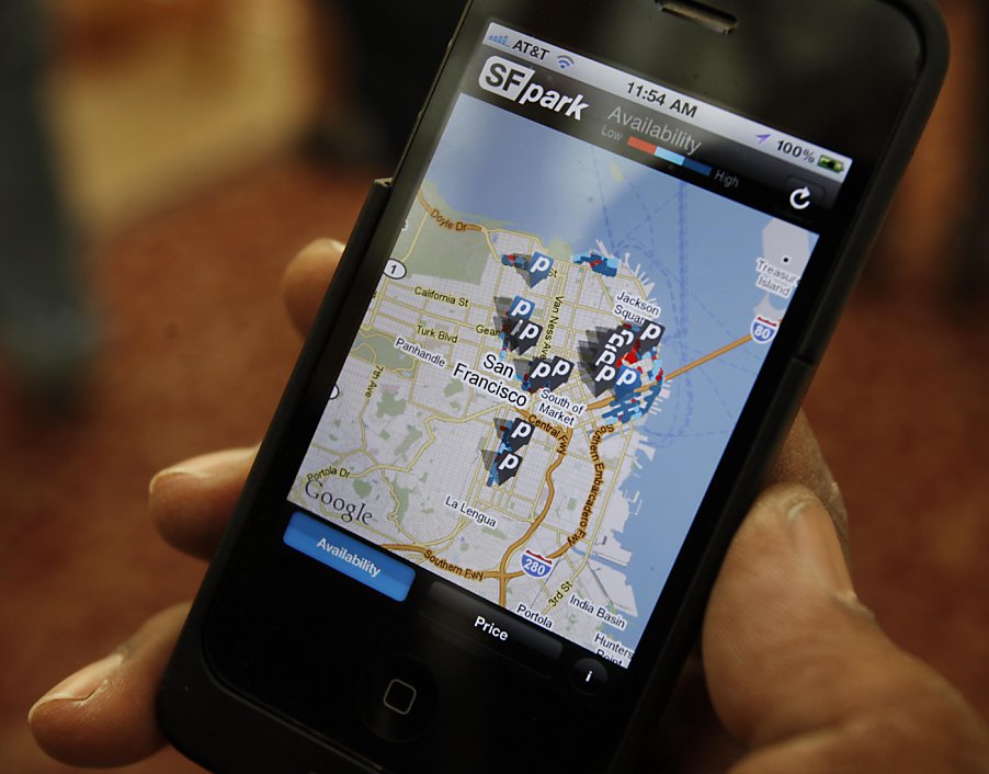Phone app, website aid search for parking in S.F.