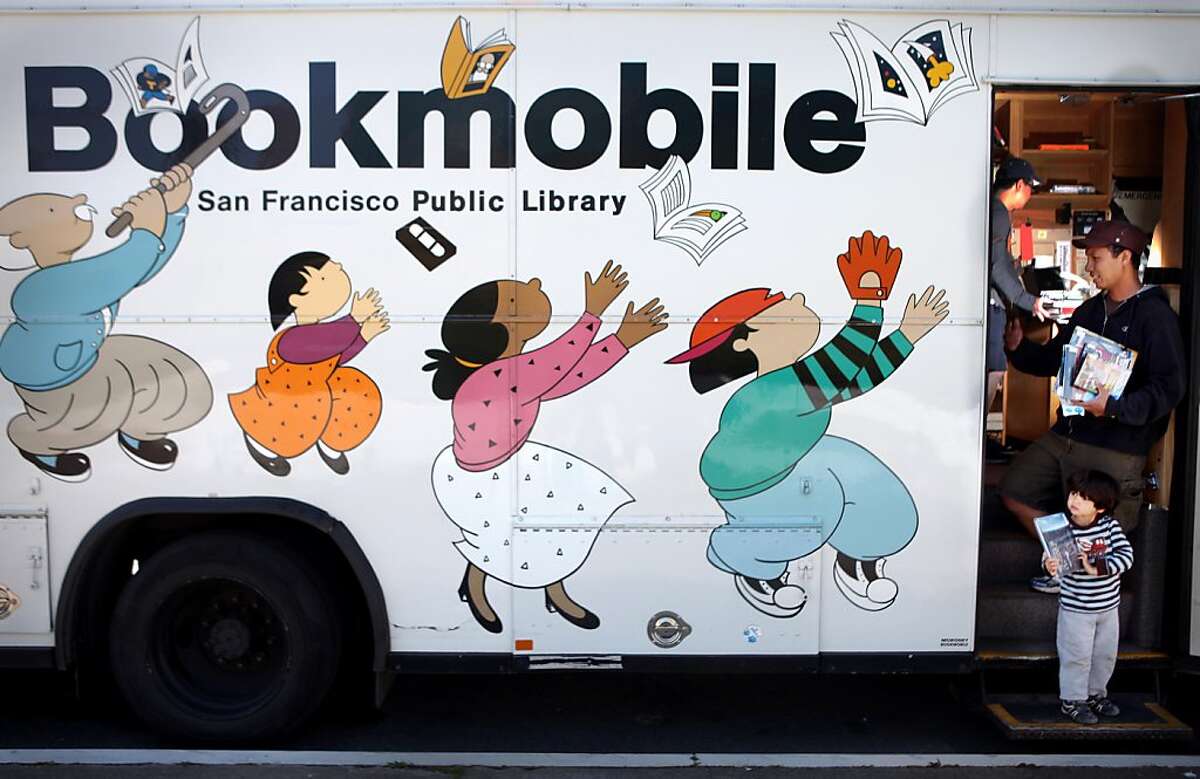 S.F. bookmobiles hit the road for Bookmobile Day