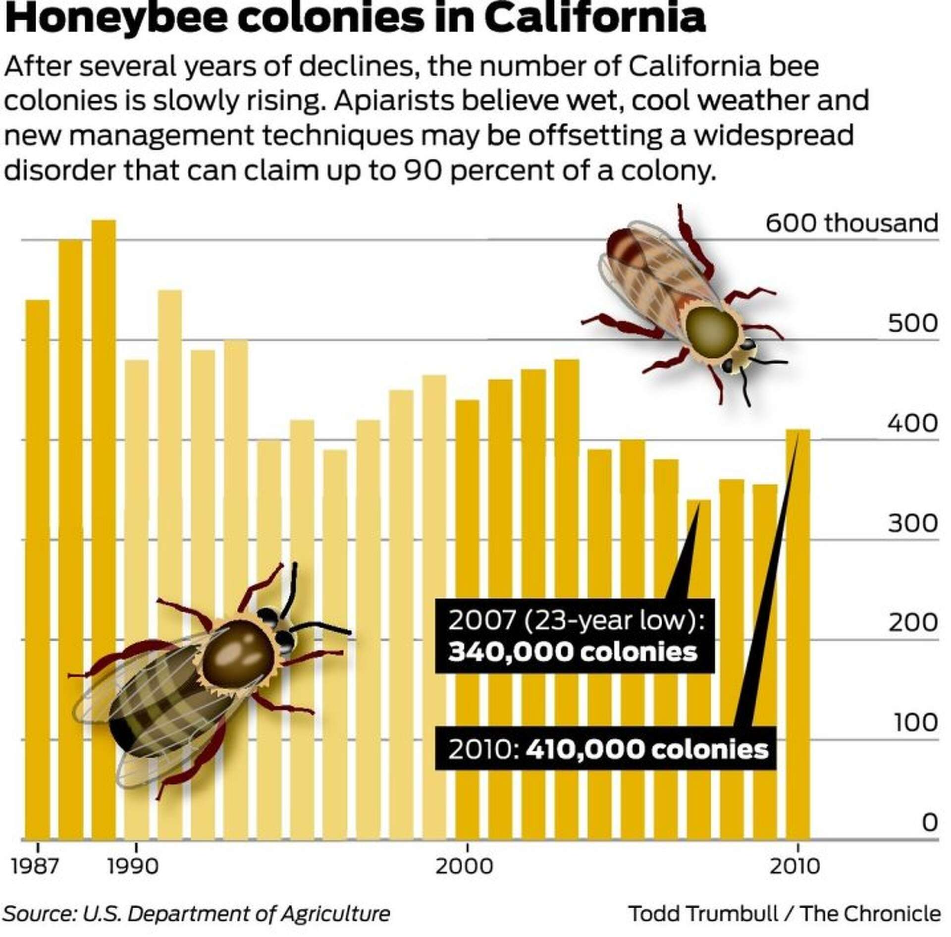 Honeybees making a comeback in California