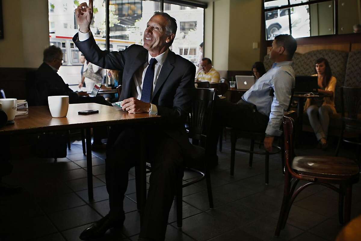 Starbucks CEO Howard Schultz looks to the future