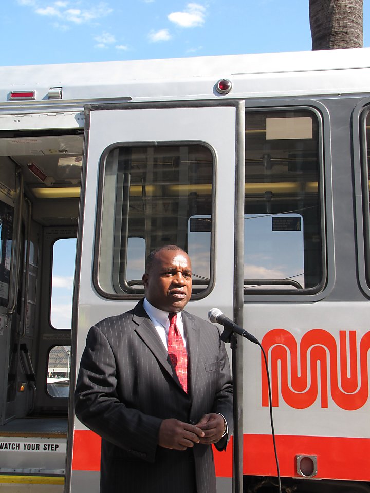 First of 143 Muni Metro vehicles restored