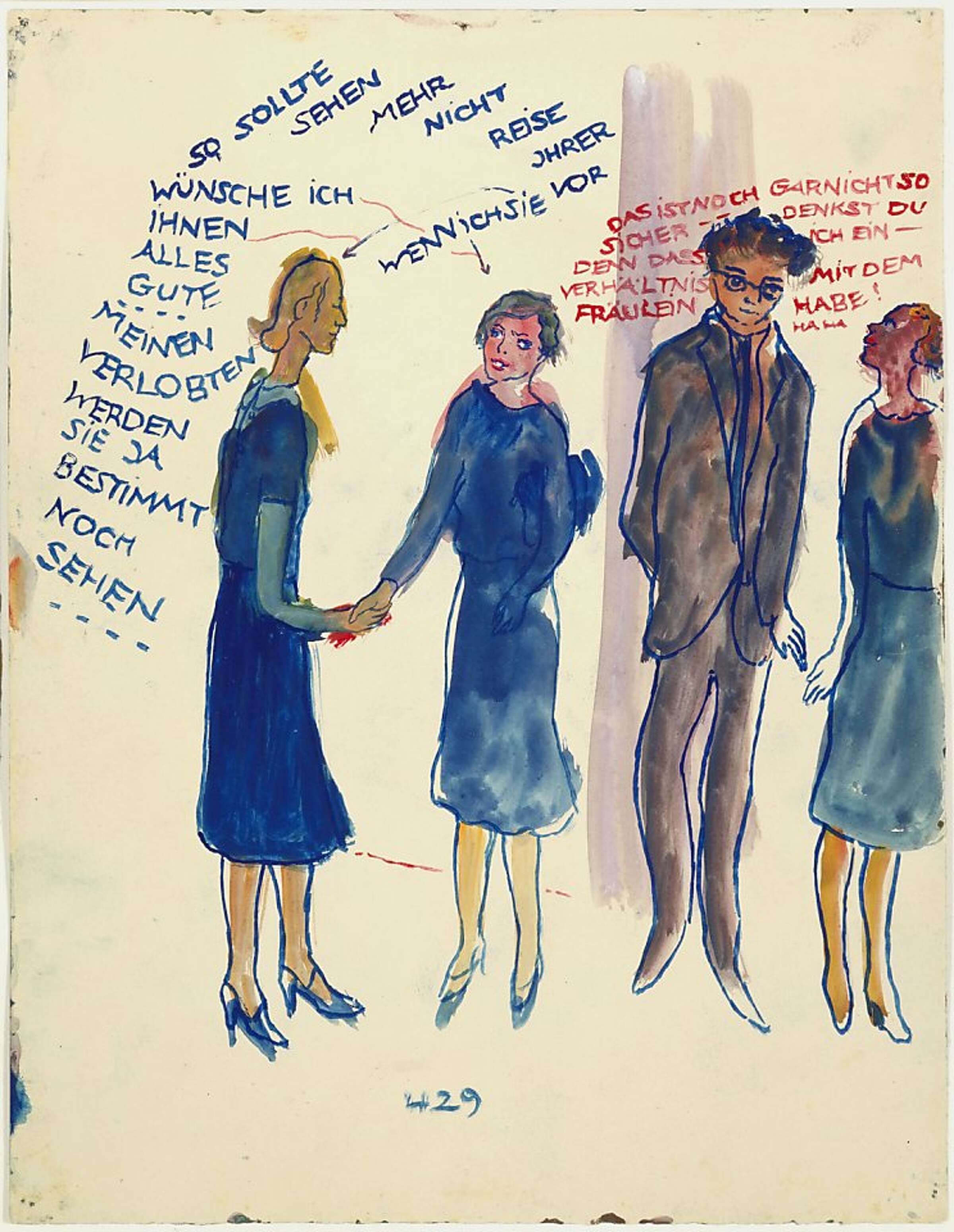 Charlotte Salomon: WWII Jew's life story in paint