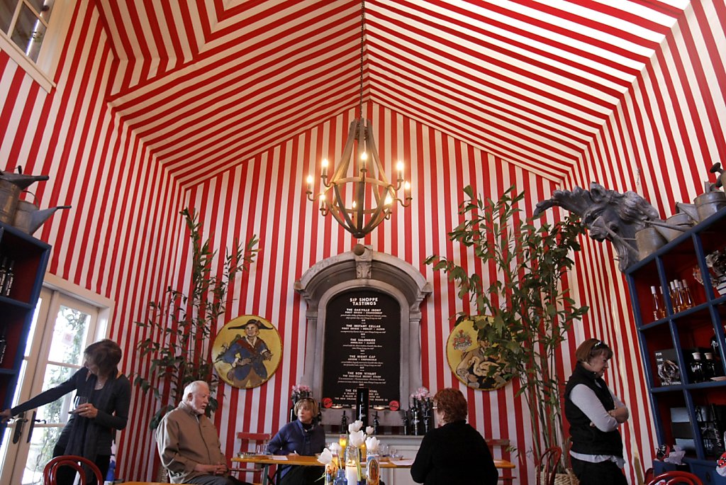 Swanson Vineyards serves copious whimsy with wine