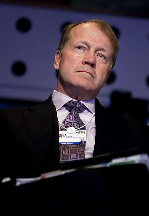 Cisco CEO John Chambers tries to rally the troops - SFGate