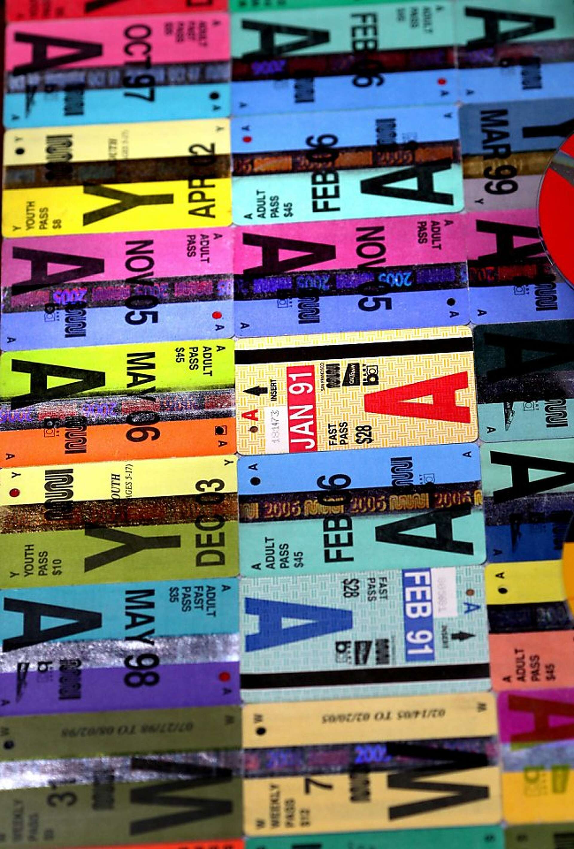 Artist transforms outdated S.F. Muni passes