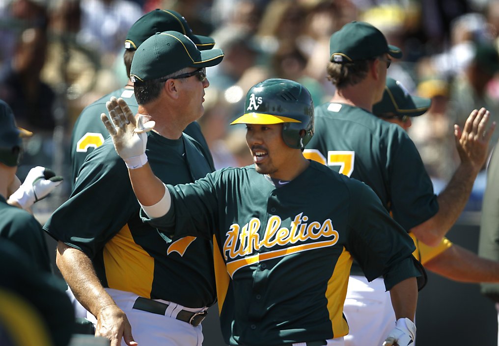 A's Conor Jackson is healthy after 2 lost seasons